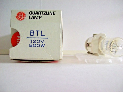 BTL Projector Projection Bulb Lamp 500W 120V GE Brand USA *AVG. 500 ...