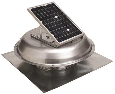 NEW GAF MASTER FLOW PRSOLAR USA ROOF MOUNTED SOLAR POWERED ROOF VENT ...