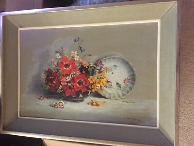 Laurence Biddle (British, 1888-1968) Flowers in a Bowl listed artist | eBay