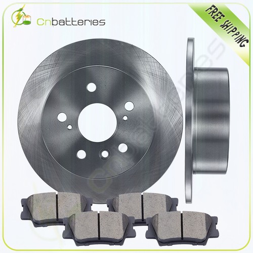 Rear Brake Pads and Rotors For 2012-2015 Hyundai Veloster 2014-2016 Kia ...