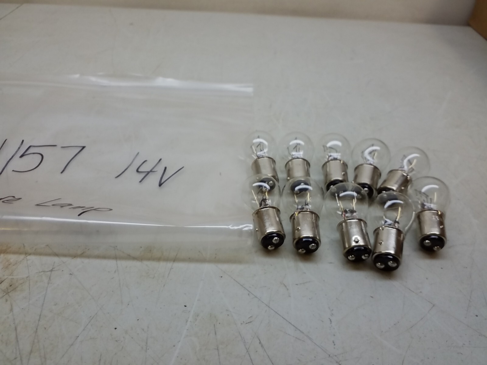 1157 Miniature Lamp 14V Clear Bulb Free Shipping Free Returns Pack of ...