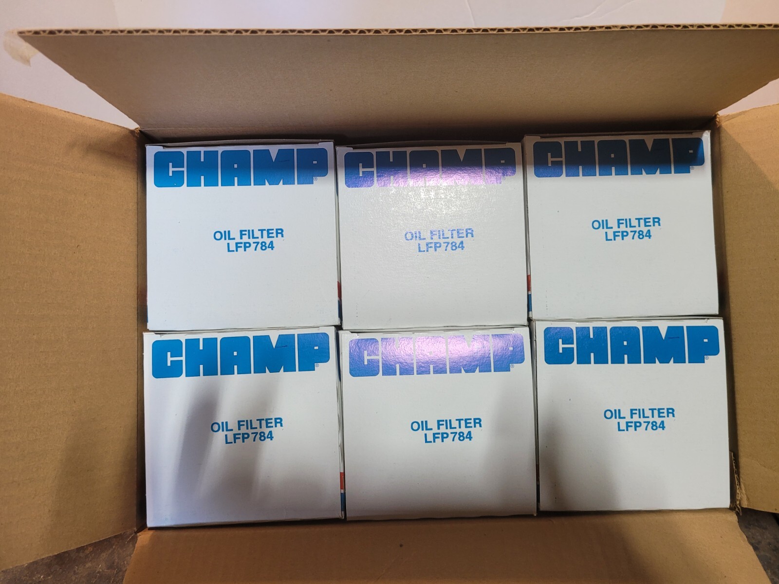 Champ LFP784 Oil Filter 6 of Them! same as Fram PH3766 and WIX 51742 | eBay