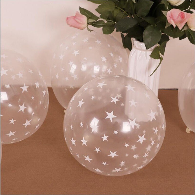 CLEAR SEE THROUGH BALLOONS 18"/ 36" Large Helium Quality Wedding Ballon ...