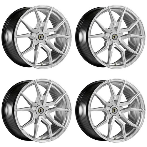 4 Schmidt Drago wheels 9.0Jx20 + 10.5Jx20 5x120,65 SIL for Camaro ...