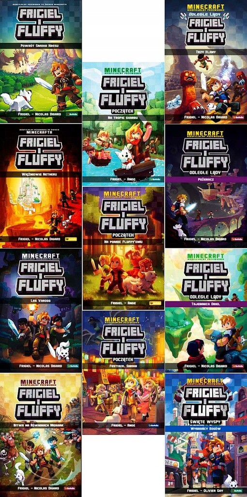 Nicolas Digard - Frigiel i Fluffy. Tom 1- 11 (polish books) | eBay