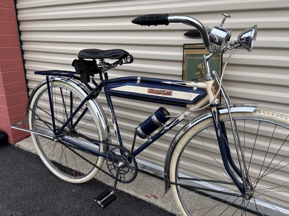 Antique 1920's Circa DP Harris ROLLFAST 28" original paint motorbike ...