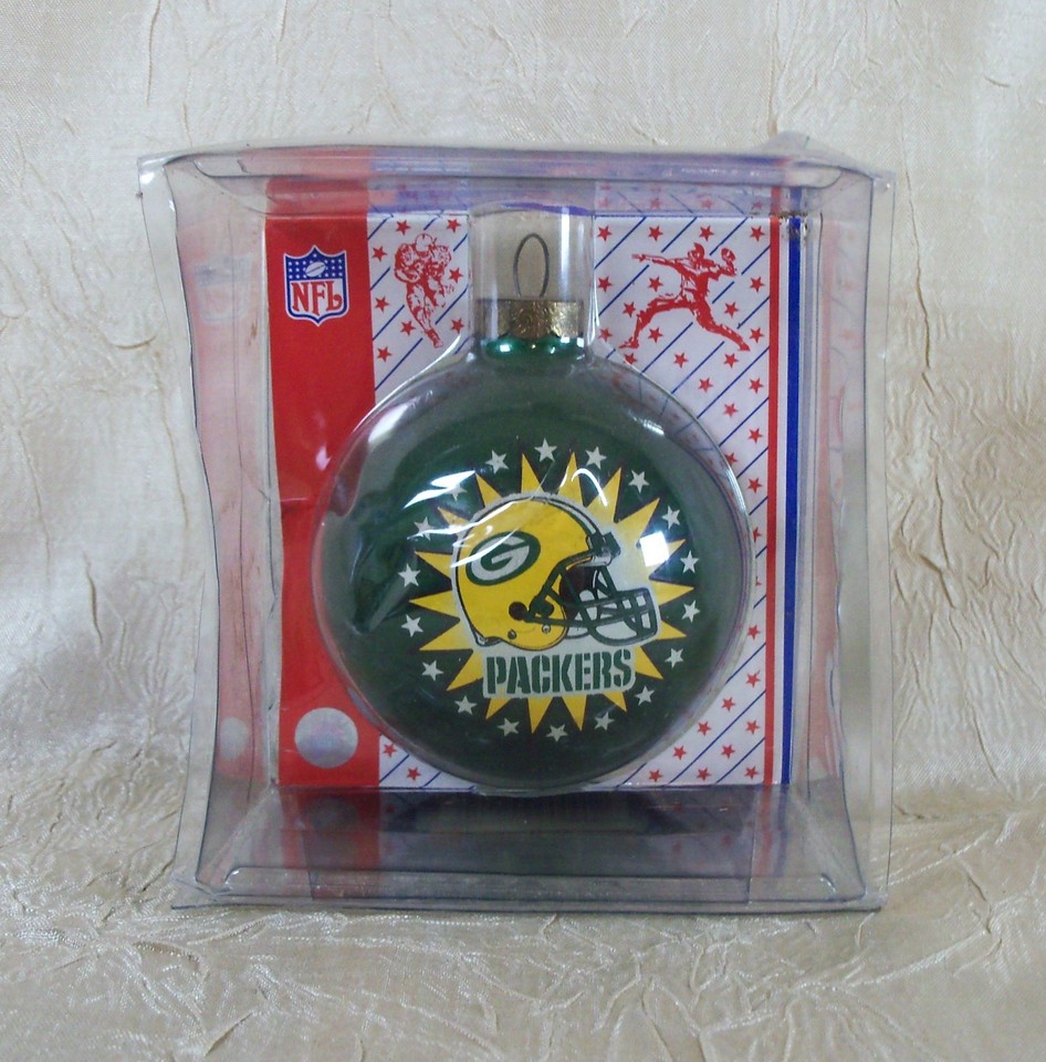 Green Bay Packers Two Christmas Holiday Ornaments - SEE DESCRIPTION | eBay