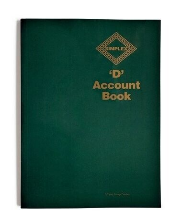 Simplex D Accounts Book One Year 96 Pages - New + Free Next Working Day ...