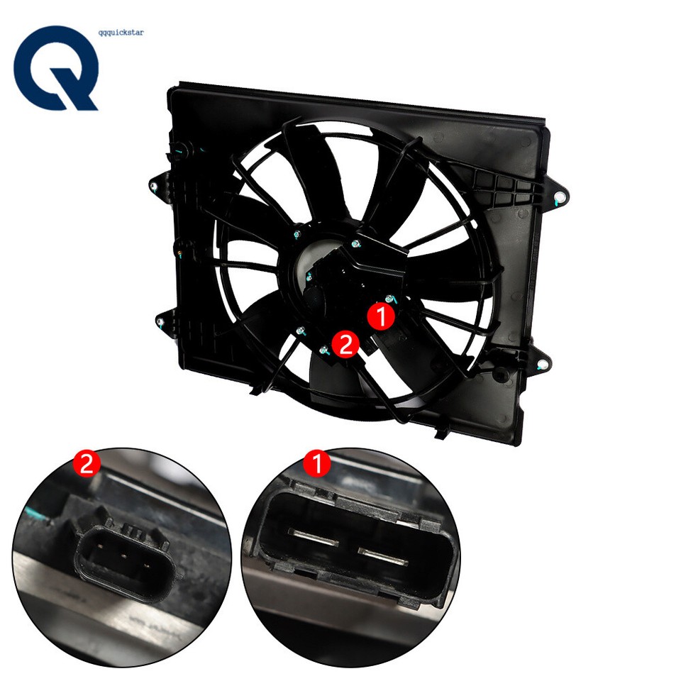 Radiator Cooling Fan Assembly For 2017-2021 Honda Civic LX-P 2.0L ...