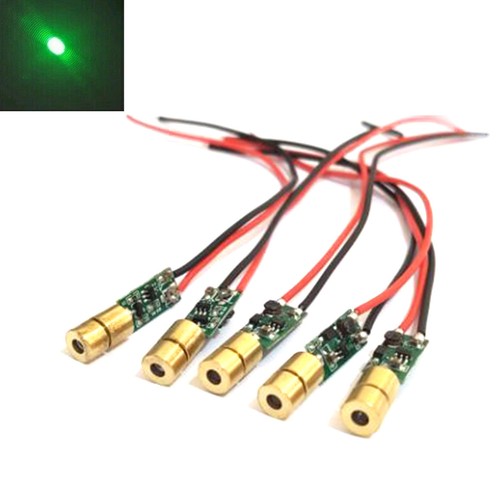 5pcs 515nm 520nm Green 5mw Laser Locator Aiming Diode Module Dot ...