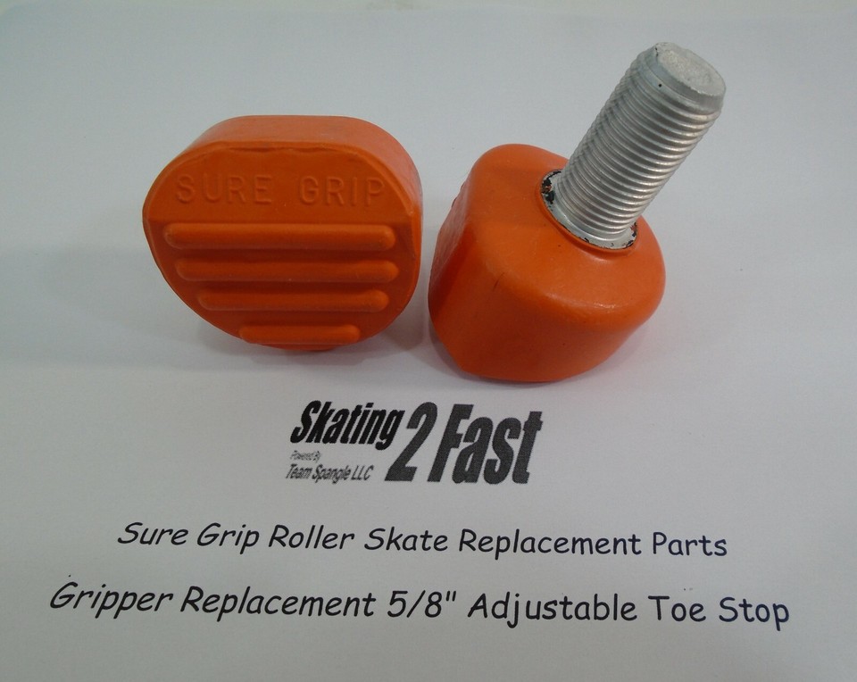 Sure Grip Standard Gripper Replacement Adjustable Toe Stop Quad Roller ...