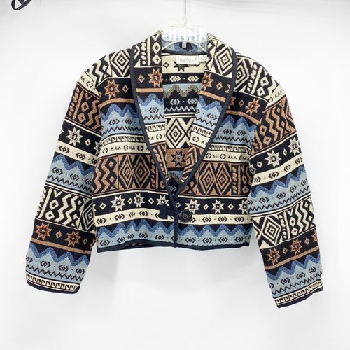 VINTAGE TAPESTRY BOLERO southwestern western Gypsy bohemian vaquero ...