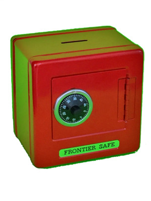Red MINI Metal Kid Coin Safe Bank Cash Box with Combination Lock 5.25"H ...