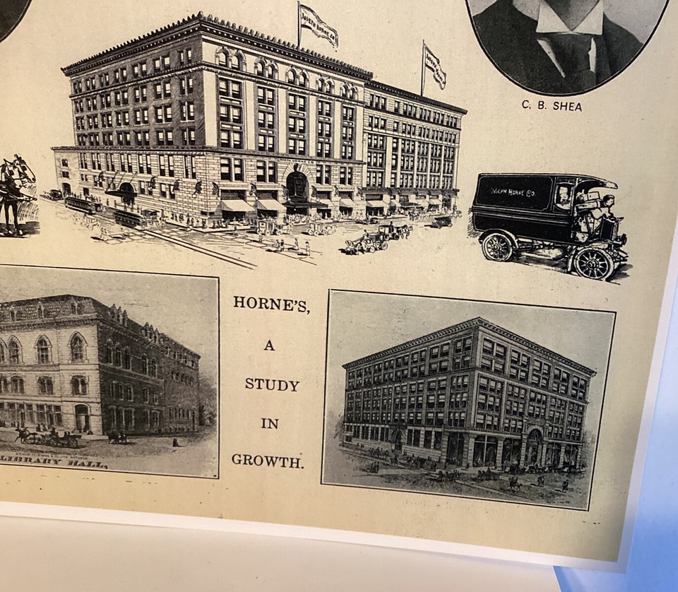 1908 JOSEPH HORNE & CO. PITTSBURGH DEPARTMENT STORE RARE EARLY ...