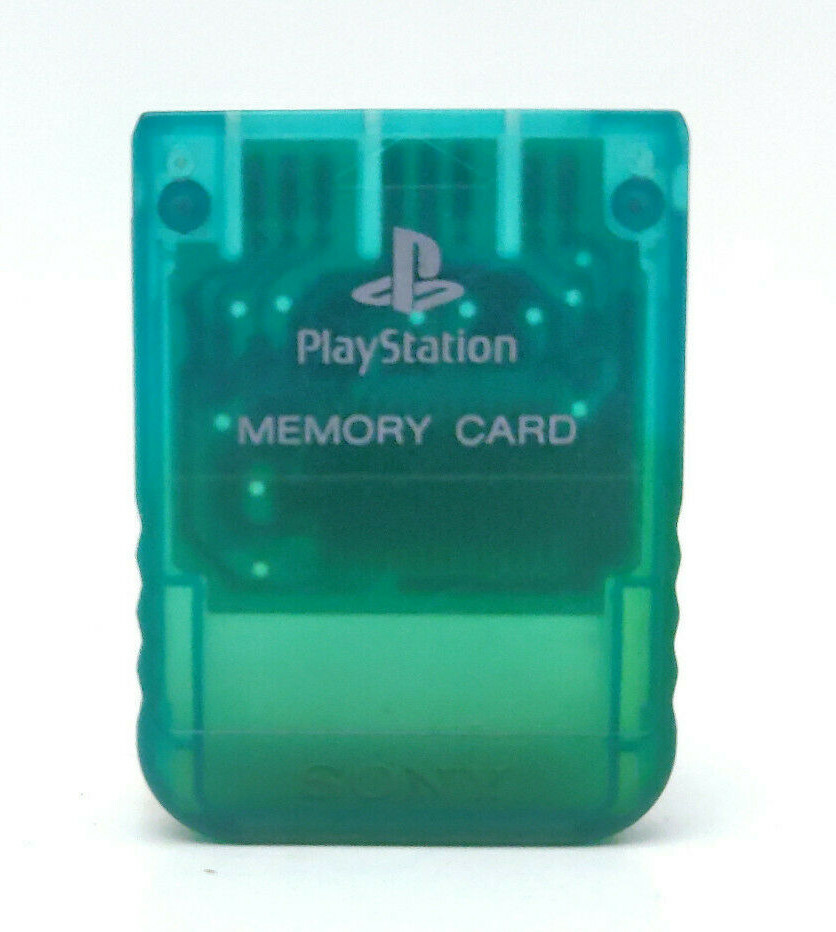 Sony Playstation 1 PS1 Official OEM 15 Block Memory Card Import SCPH ...