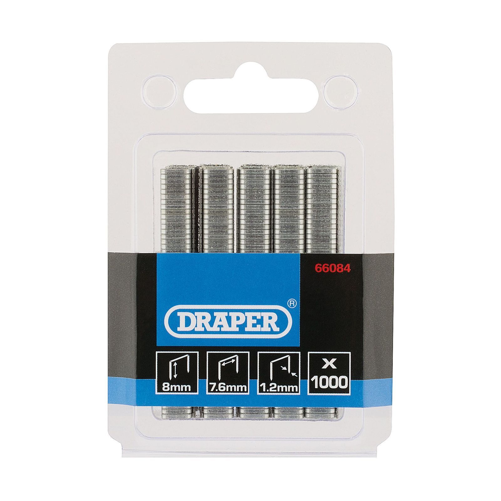 1x Pack of 1000 Draper Staples - 8mm | eBay