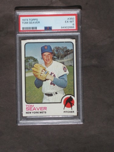 1973 Topps Tom Seaver # 350 Mets PSA 6 EX-MT HOF | eBay