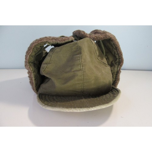 Vintage Military Hat Cap Field Pile O.D. MQ-1 | eBay