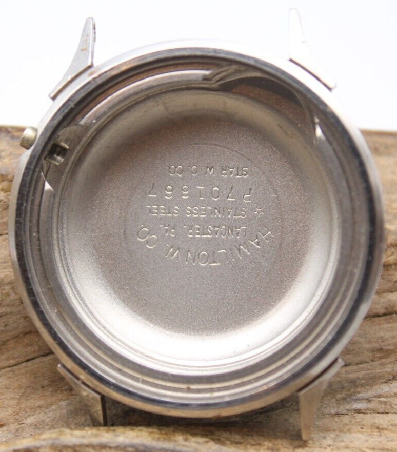 HAMILTON ELECTRIC WATCH CASE 33.1mm DIAMETER 26.3mm MOVEMENT SEAT 18 ...