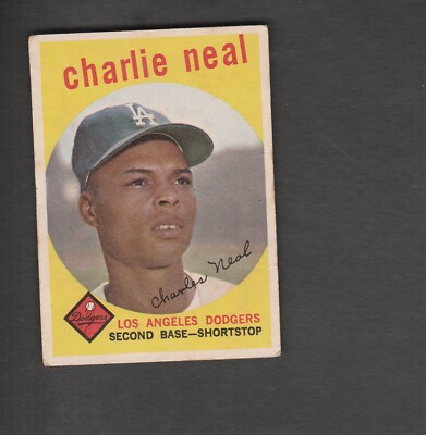 CHARLIE NEAL #427 WB 1959 TOPPS BASEBALL MID-GRADE**** | eBay