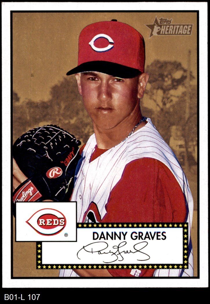 2001 Topps Heritage #107 Danny Graves Reds 8 - NM/MT | eBay