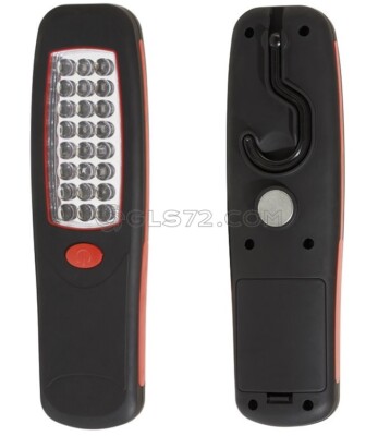24 LED MAGNETIC LIGHT LAMP TORCH WITH MAGNET AND HOOK FERVI 0311 | eBay ...