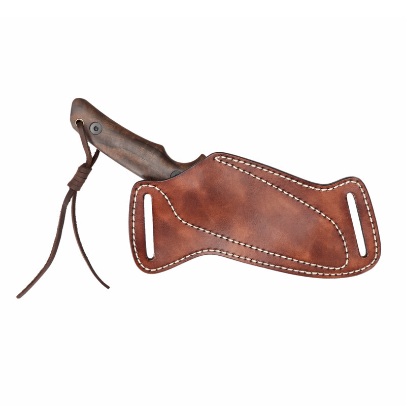 TOURBON Slanted Pancake Knife Sheath Fixed Blade Belt Holster Hunting ...