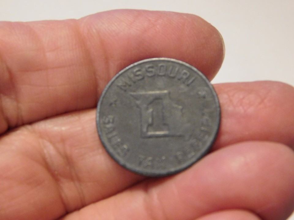 Antique sales tax token,one cent,Missouri sales tax | eBay