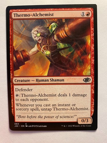 Thermo-Alchemist MTG Jumpstart 2022 NM Card Commander Magic Anime X1 ...