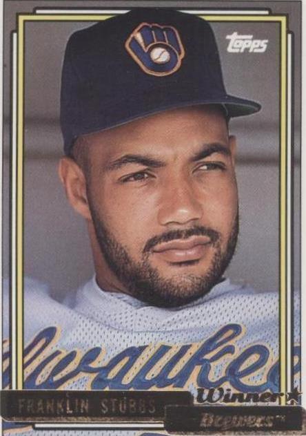 1992 Topps - Franklin Stubbs #329 Gold Winner for sale online | eBay