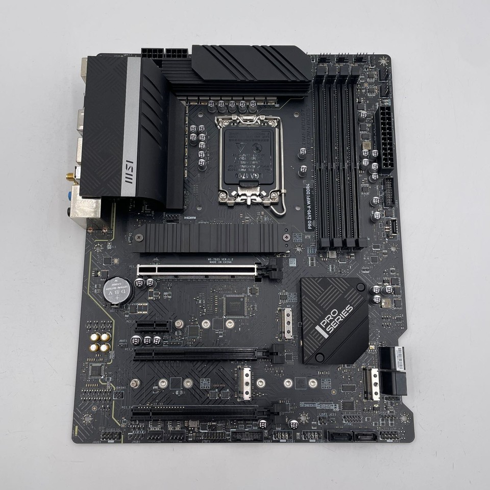 MSI PRO Z690-A WiFi DDR4 Intel LGA1700 DDR4 WiFi 6E ATX Motherboard ...