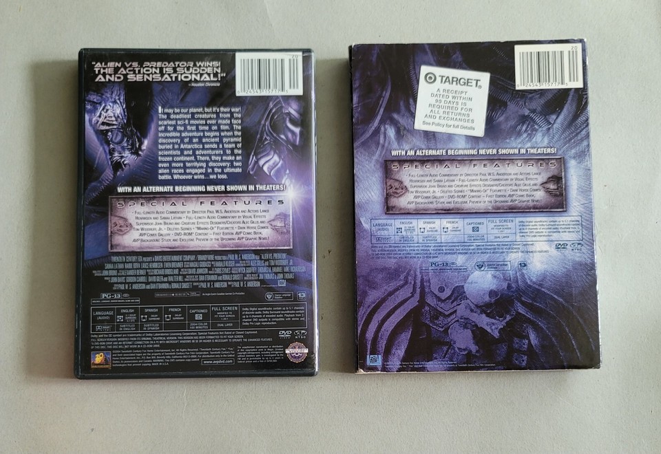 Alien Vs. Predator (DVD 2005) Full Screen 24543157175 | eBay