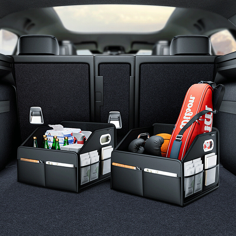 Car Trunk Cargo Organizer Fold Collapsible Caddy Storage Bag Bin for ...