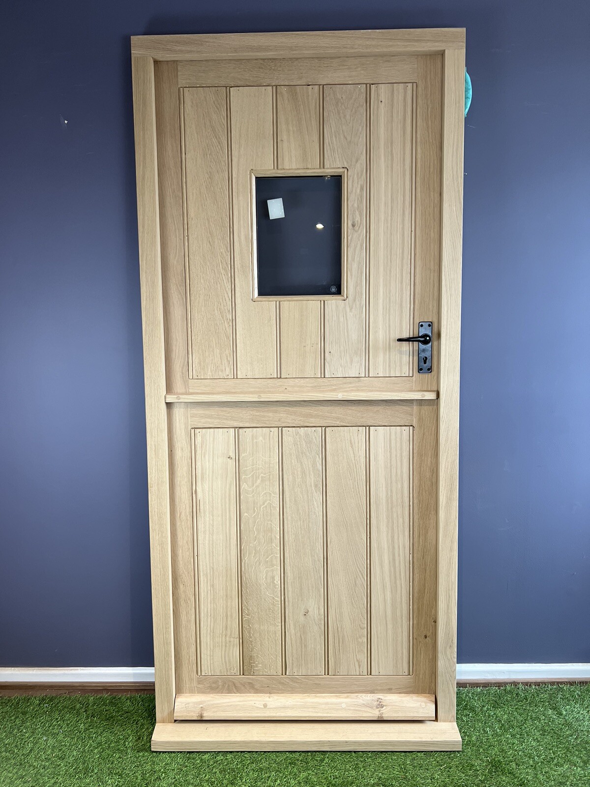 External Double Glazed Front Door Solid Oak Stable Door Single Pane Handcrafted | eBay UK