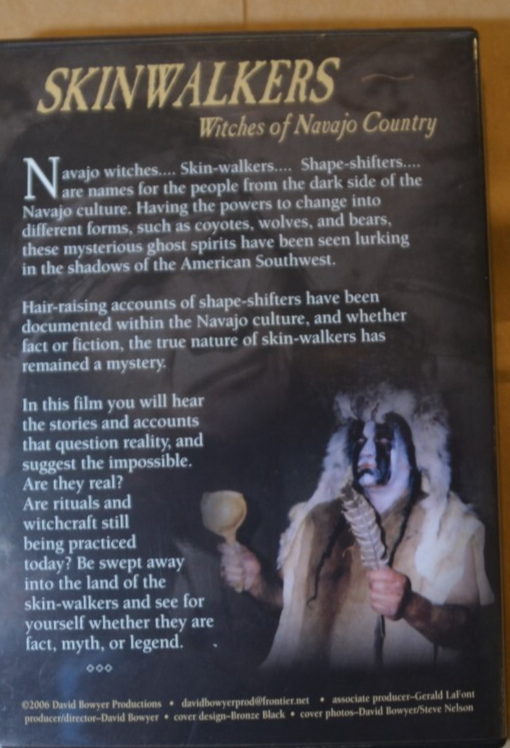 Skinwalkers Witches of Navajo Country (DVD, 2006) RARE LIKE NEW | eBay