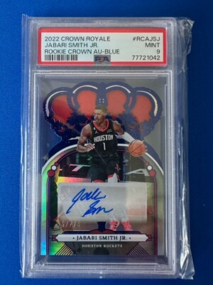 2022-23 Panini Crown Royale - Jabari Smith Jr-Rookie Autographs Blue 57 ...