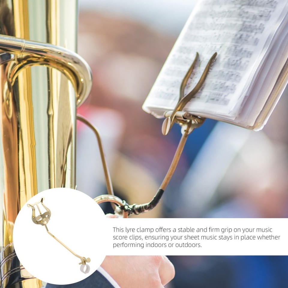 Music Flip Folder French Horn Holder Clip Lyre for Trumpet Book ...