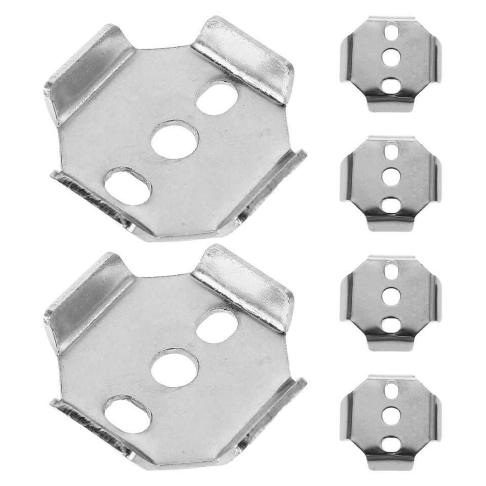 6 Pcs Towel Bar Base Gasket Bath Rack Brackets Replacement Parts | eBay ...