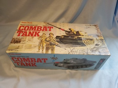 Radio Shack RC Combat Tank ORIGINAL BOX W/ Radio Control Remote Great ...
