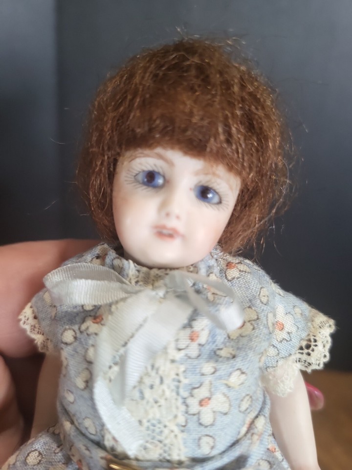 U.F.D.C. Doll Artist Cathy Hansen 5" All Bisque Bleuette Doll | eBay