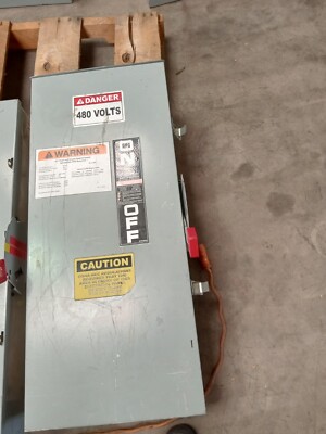 GE SAFETY SWITCH CATALOG NO TH3364R MODEL 11 AMPS 200A VOLTS 600VAC ...