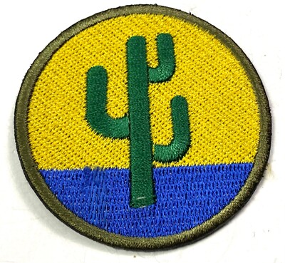 WWII US 103RD INFANTRY "CACTUS" DIVISION JACKET SLEEVE INSIGNIA PATCH ...
