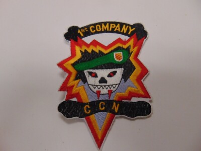 MILITARY PATCH OLD VIETNAM ERA 1ST COMPANY CCN SPECIAL FORCES | eBay