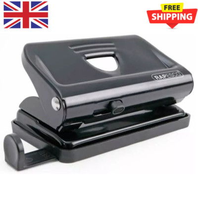 Rapesco Desk Metal Hole Puncher - 12 Sheet Capacity for A4/A5/A6 Office ...