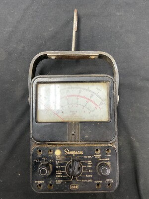 Simpson 260 Series 6P Analog VOM Multi-Meter | eBay