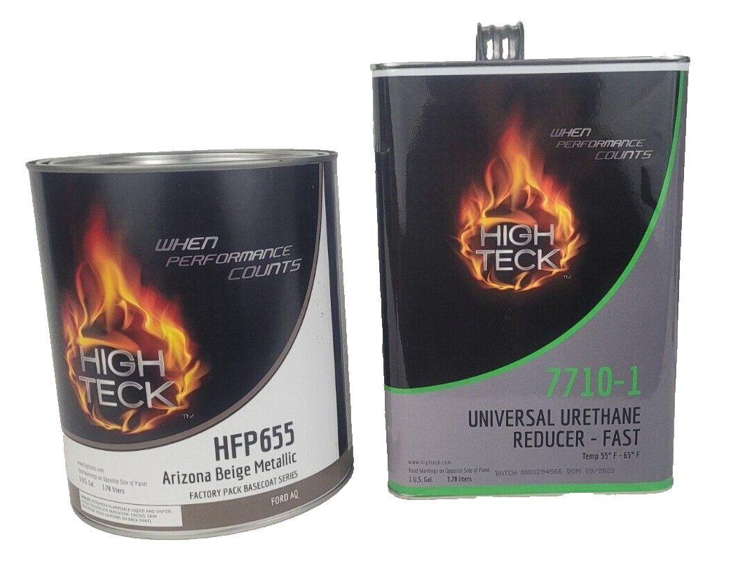 High Teck HFP655 Ford AQ Arizona Beige Metallic Basecoat Paint & Fast ...