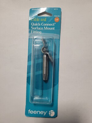 Feeney Cable Rail Quick Connect Surface Mount Fitting. 9903W-Pkg | eBay