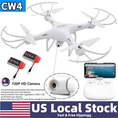 Cheerwing CW4 RC Drone with 720P HD Camera With Auto Hovering for Kids ...