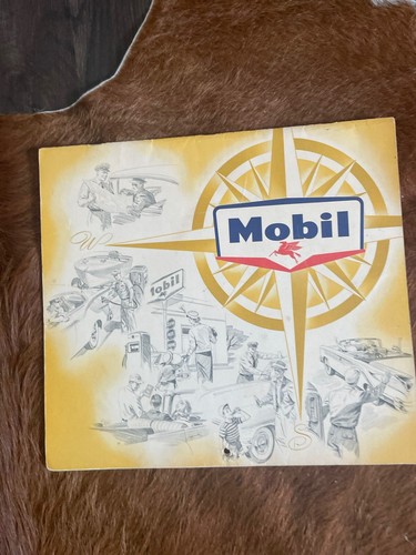 1959 Mobil Gas Calendar. Beautiful American Photos On Each Month! | eBay