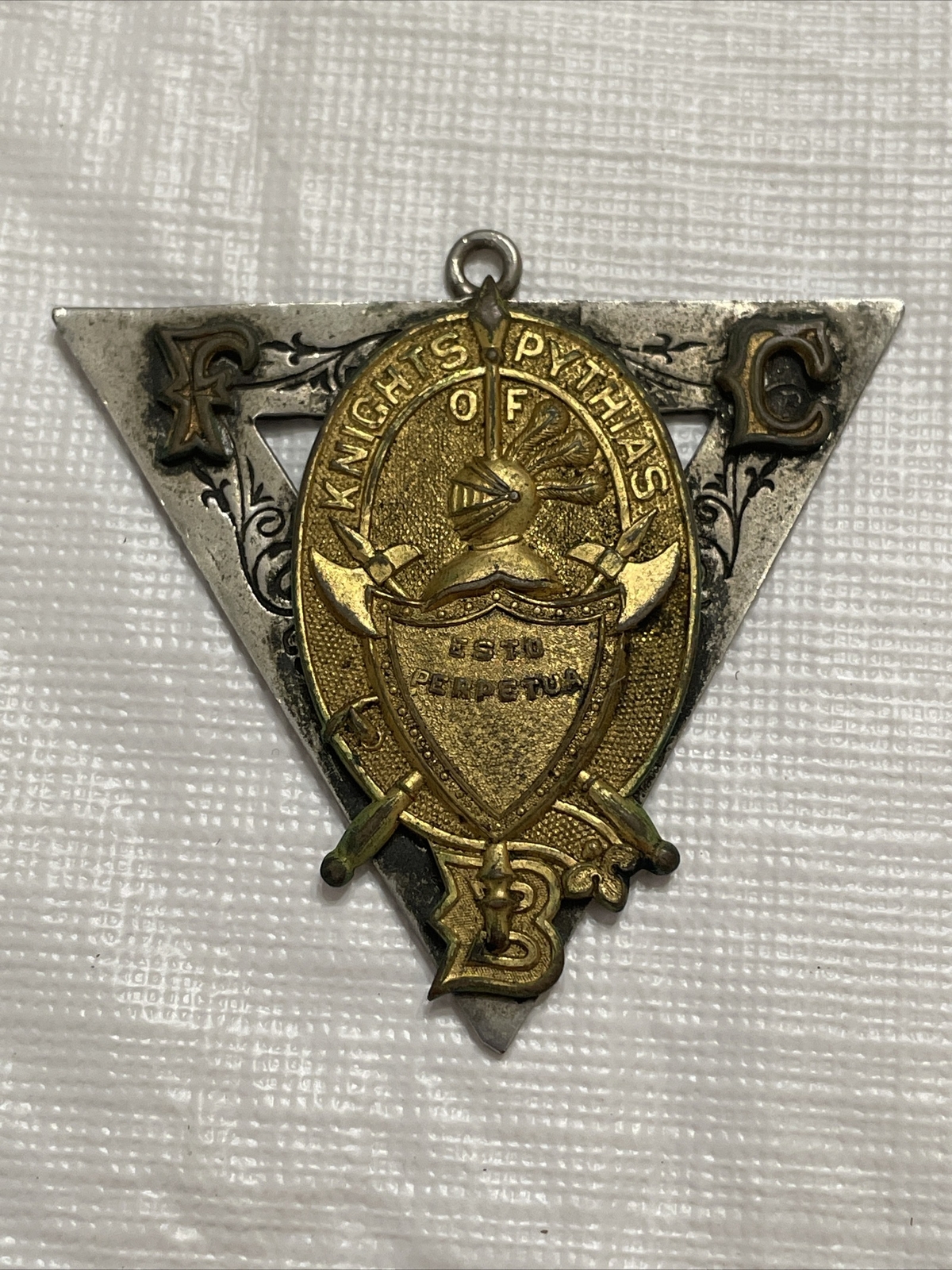 Knights Of Pythias F C SS Davis Supreme Lodge Medal Ca 1874 Badge ...